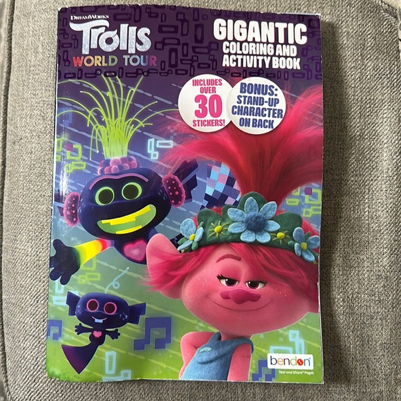Dreamworks | Toys | Trolls World Tour Stickers Coloring And Activity ...